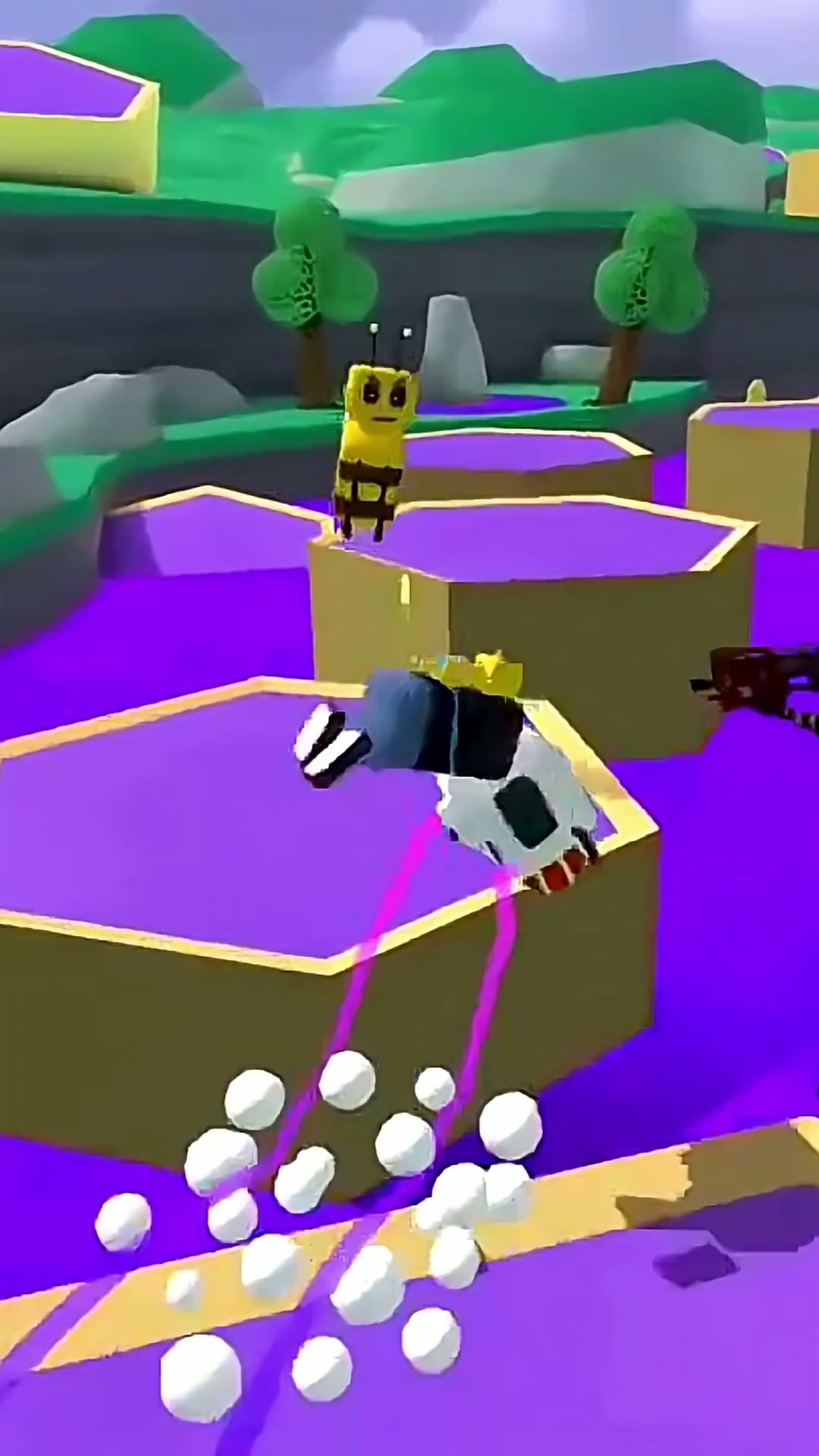 Crazy parkour in The Hive 🌟 Super Bear Adventure #shorts
