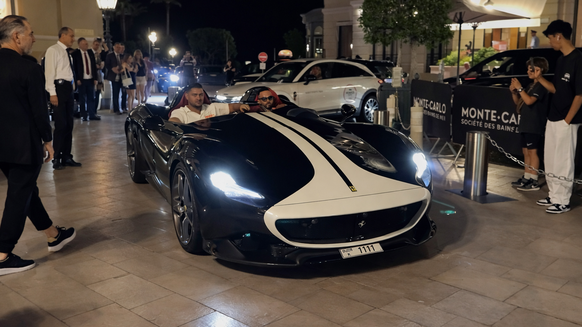 Ferrari Monza valued at $2 million draws crowd