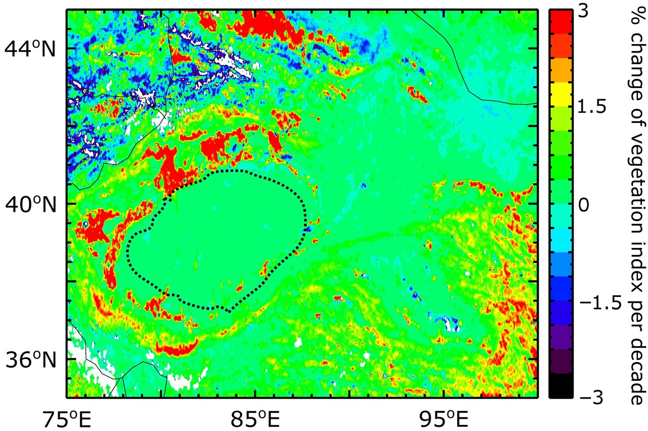 Shrubs curb carbon emissions in China's largest desert, decades-long ...
