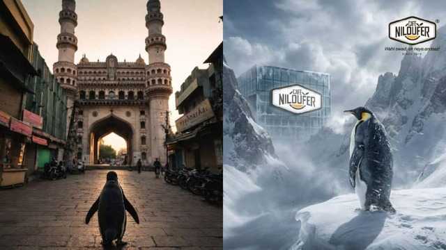 Walking towards Charminar: Hyderabad jumps on viral 'penguin' meme