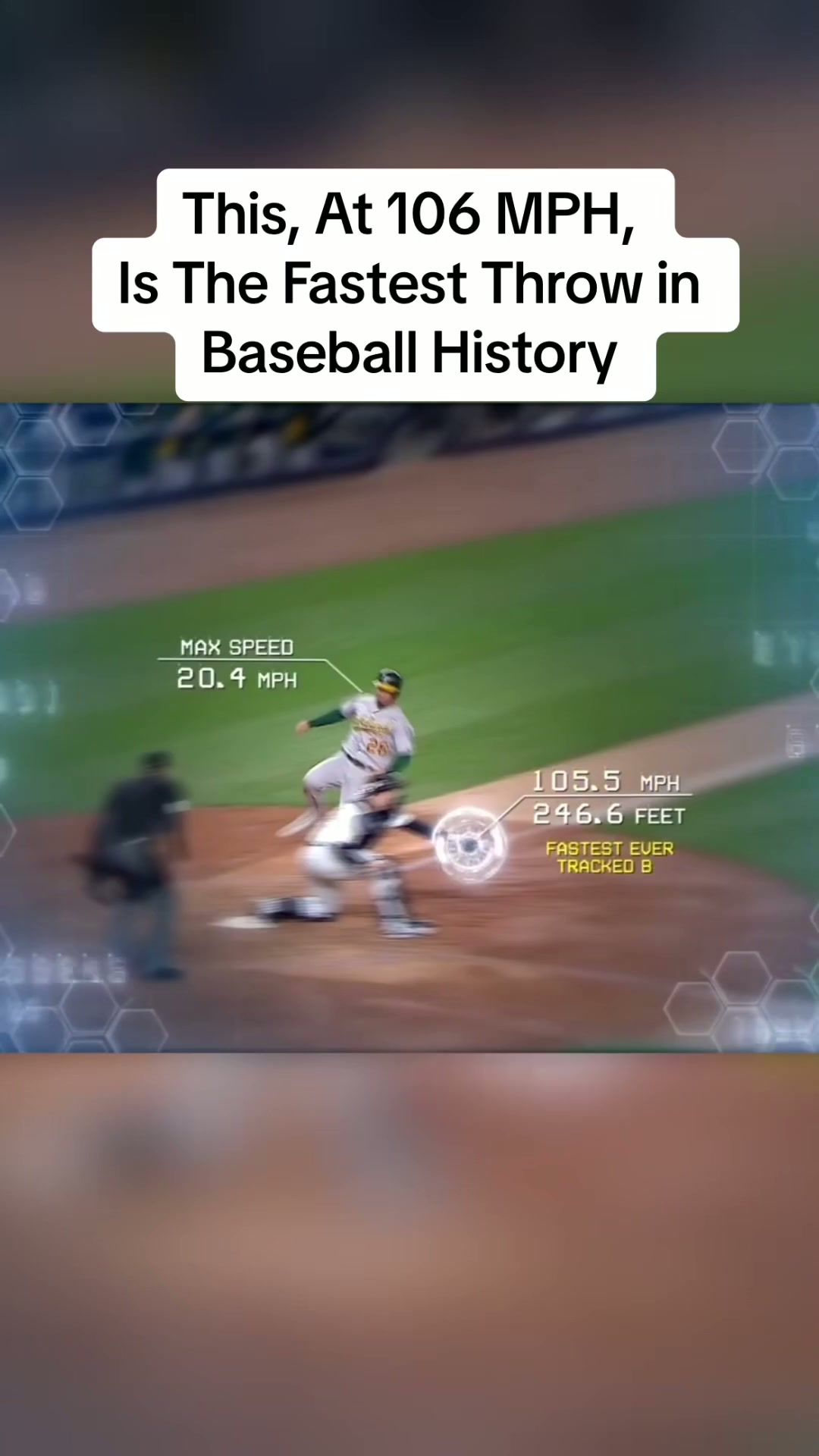 That kind of arm strength is just crazy #MLB #baseball #mlbtiktok #ba...