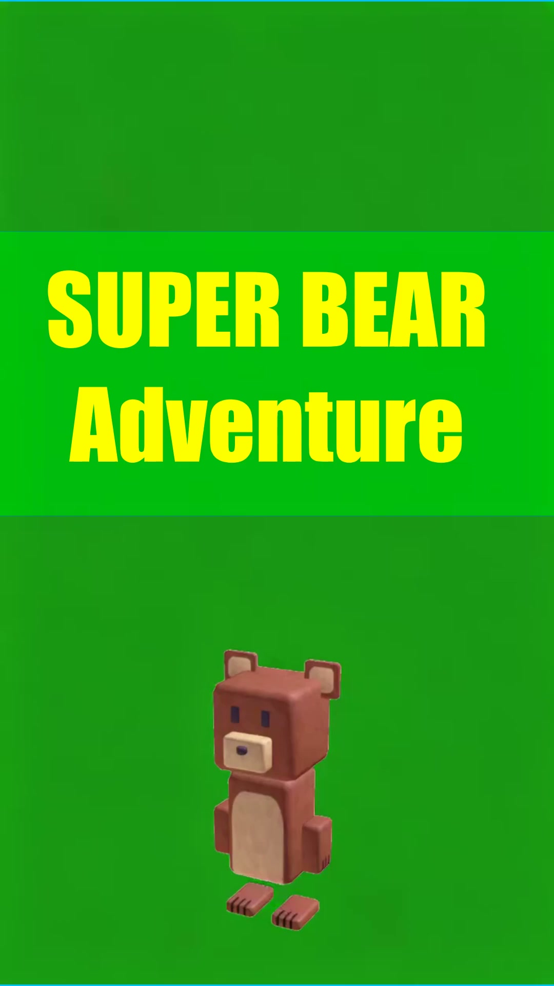 SBA meme, bouncing on giant mushrooms!🍄 Super Bear Adventure #shorts