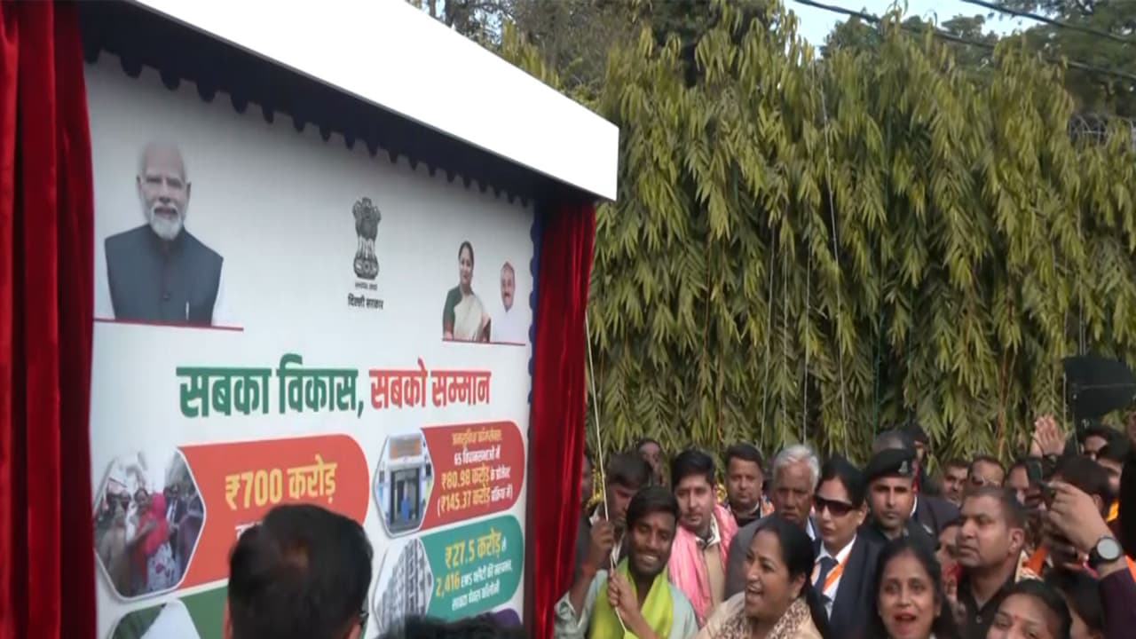 CM Rekha Gupta lays foundation for slum development with ₹700 cr budget