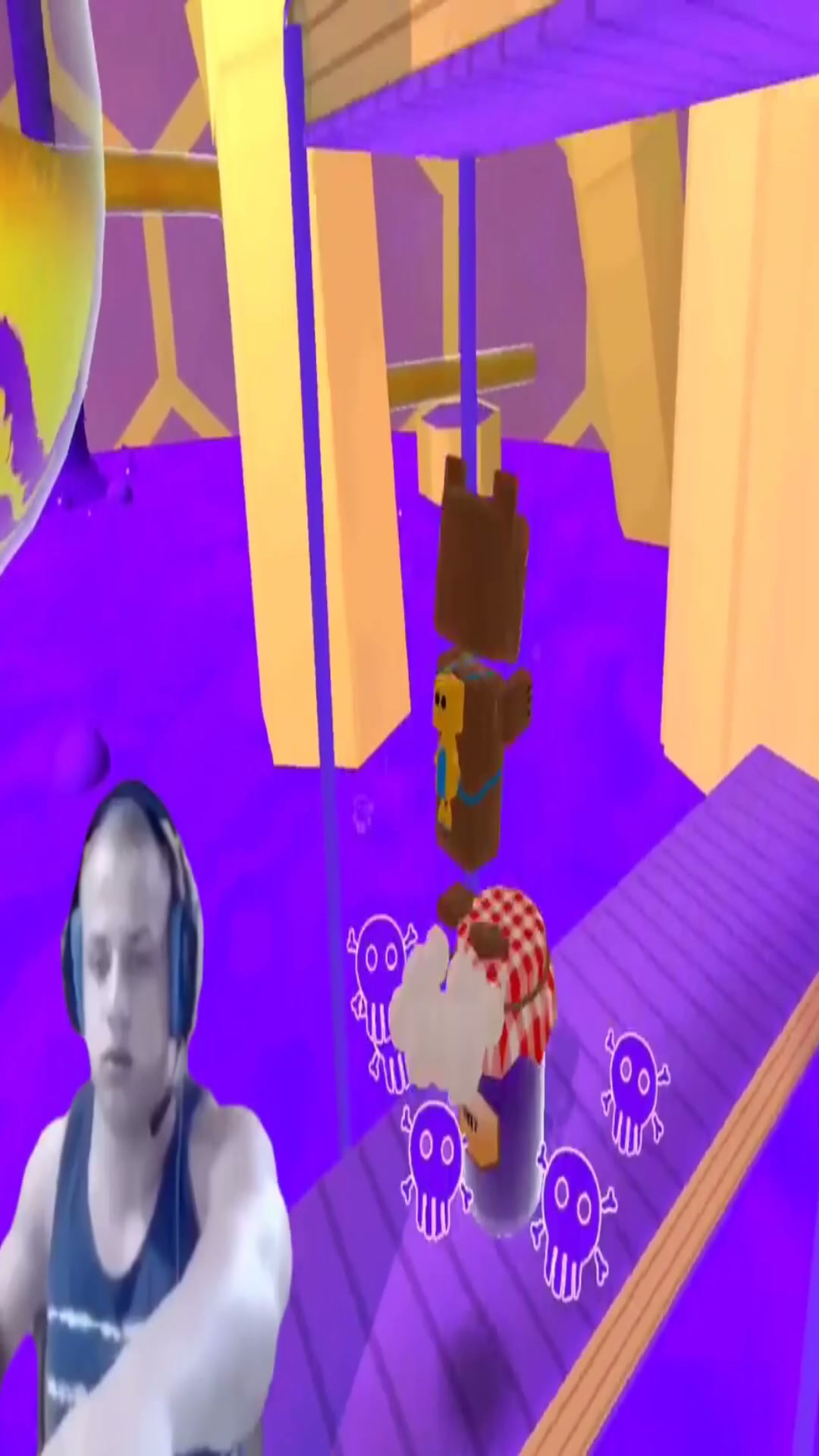 Jump over honey jars in the hive, Super Bear Adventure