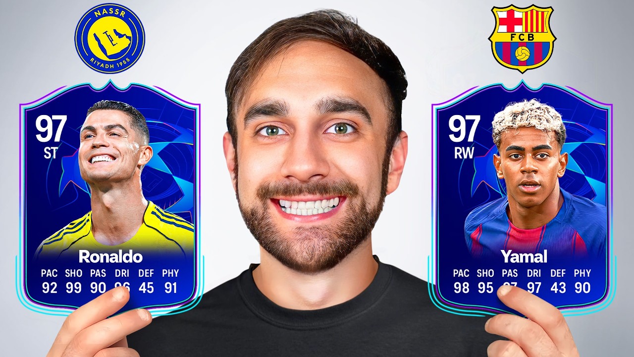 I spun a wheel to build my ultimate team... Insane pack luck & rage ...