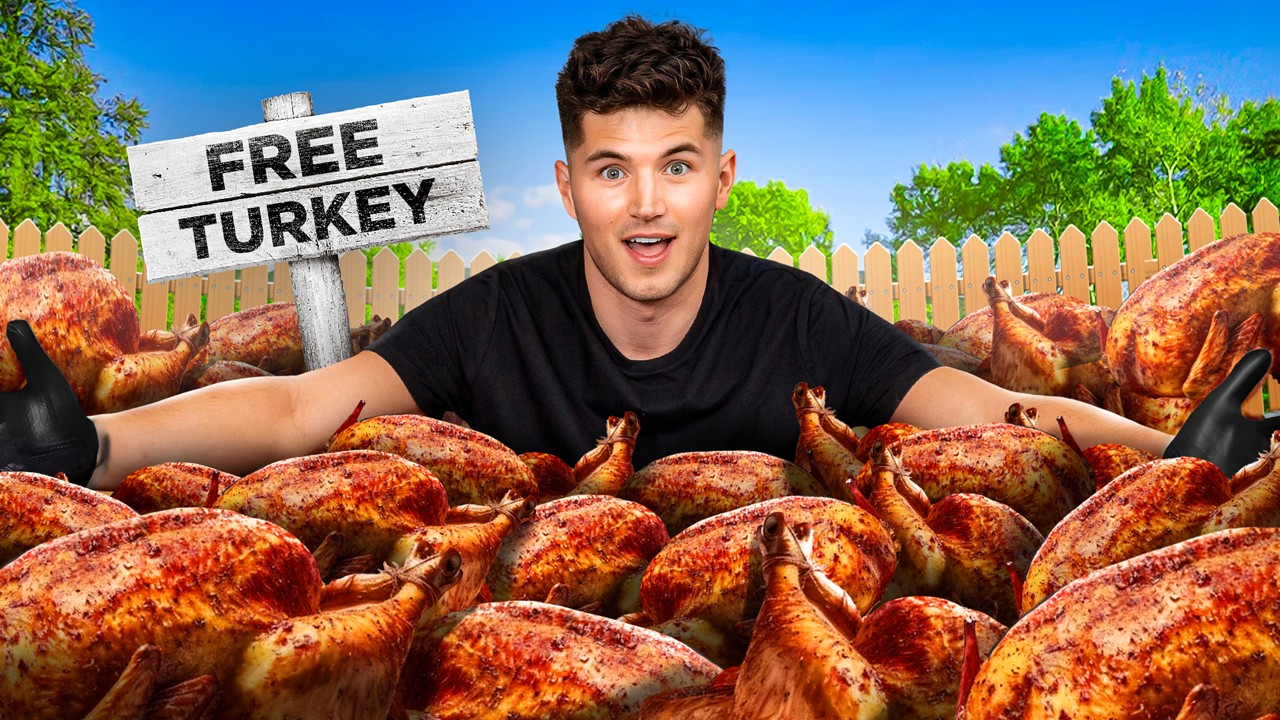 Nick gave away 10,000 turkeys and the scale stunned everyone involved