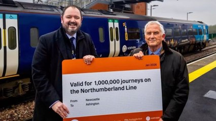 Northumberland Line celebrates 1 million passengers