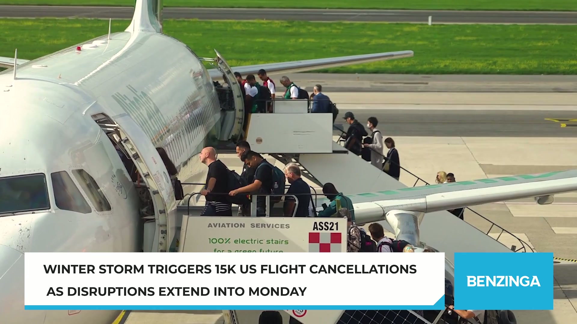 Winter storm grounds flights