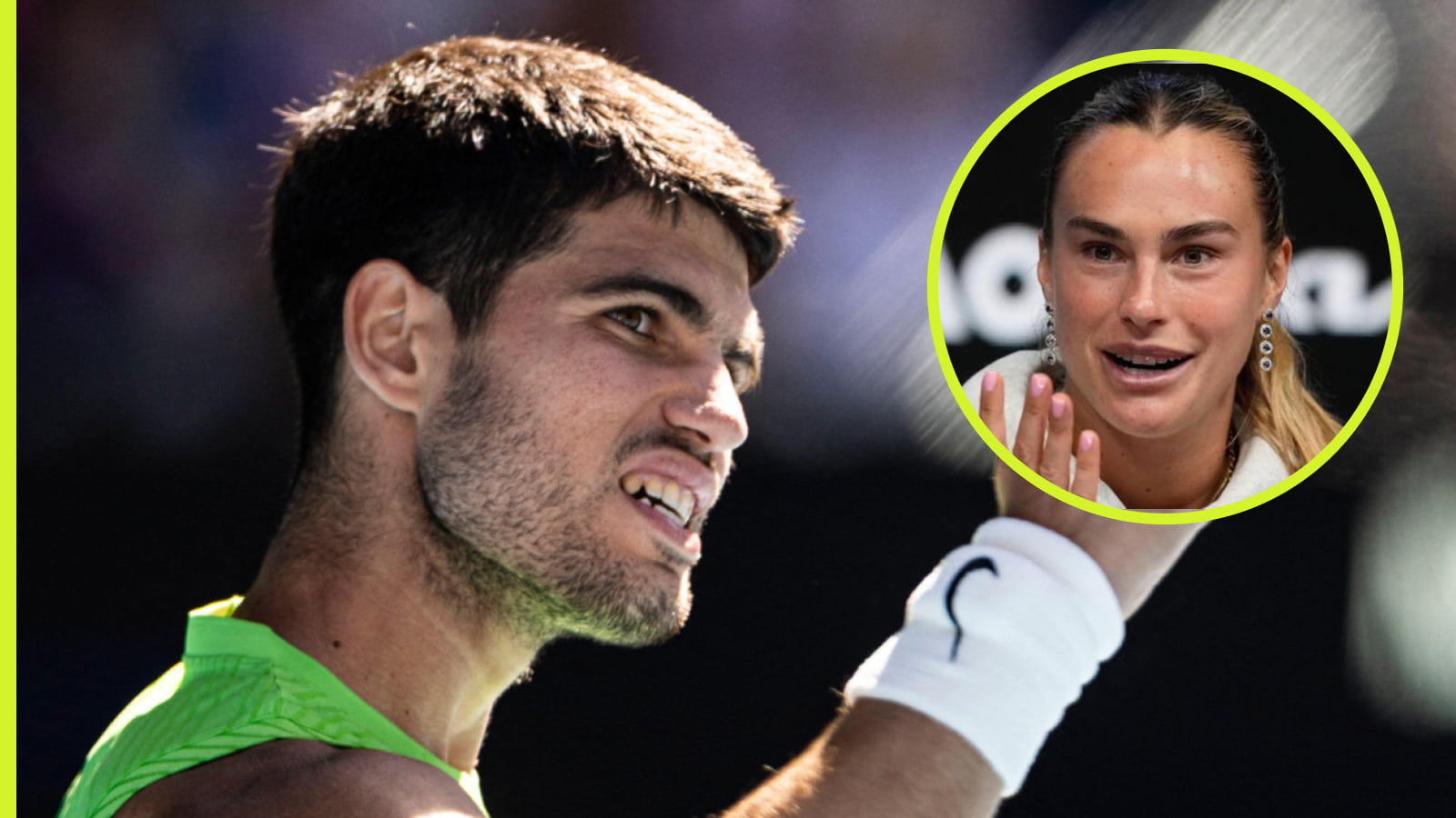 Carlos Alcaraz and Aryna Sabalenka blocked from wearing fitness device ...