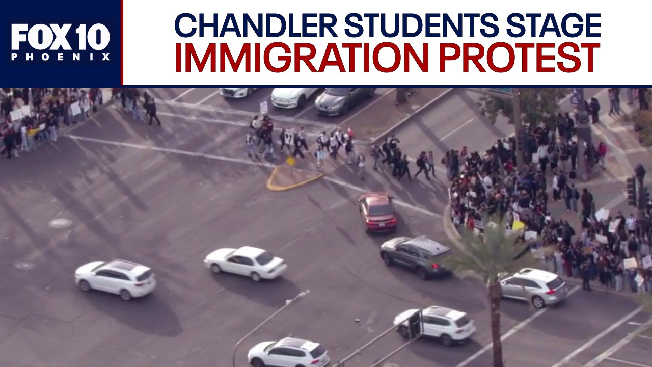Valley students stage walkout in protest of ICE