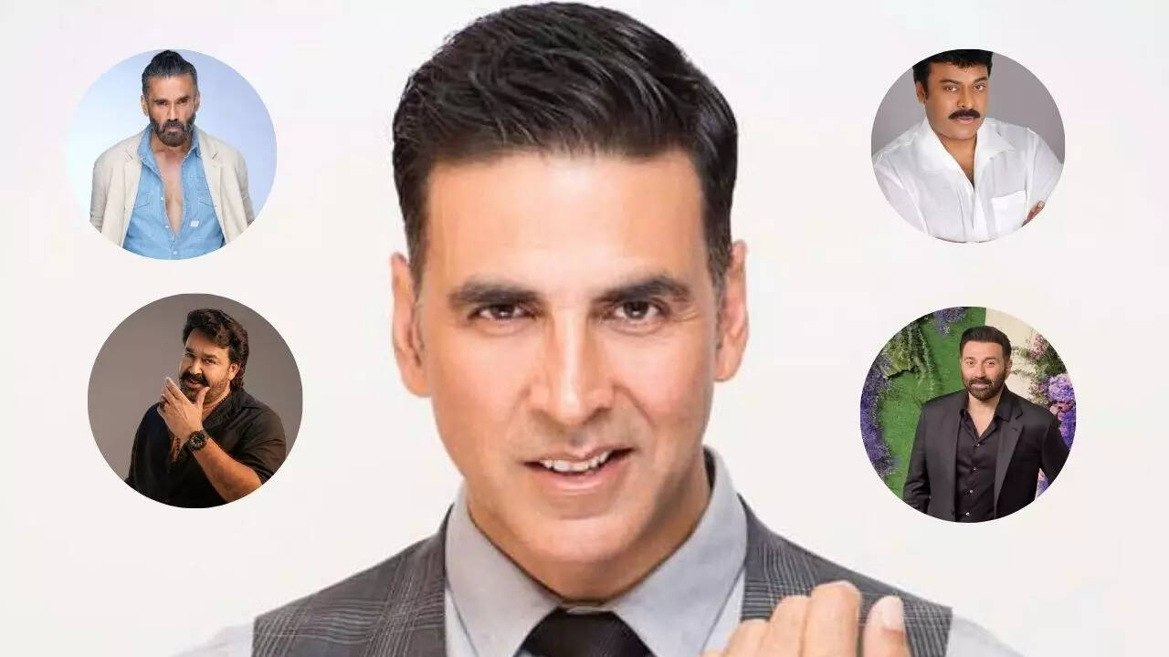 Akshay Kumar, Sunny Deol, Suniel Shetty, Mohanlal, Chiranjeevi share ...