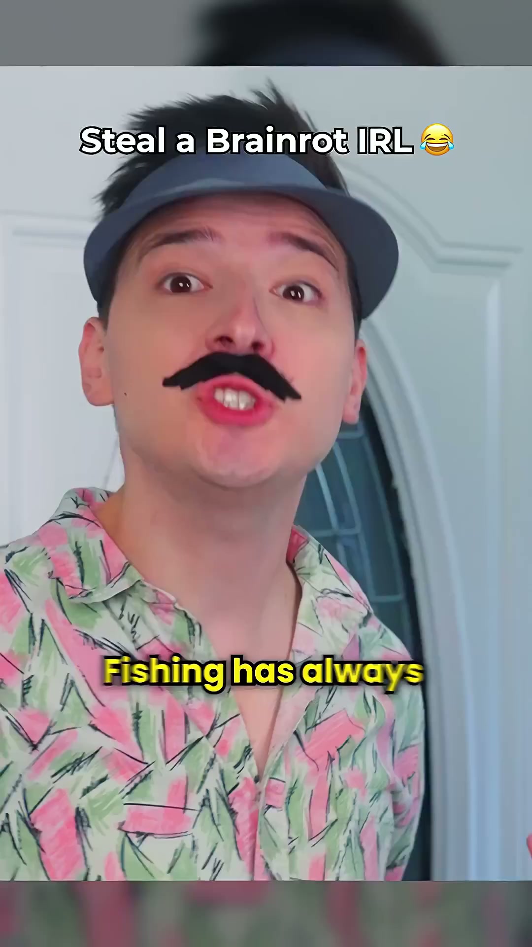 Steal a brainrot made fishing IRL 😂
