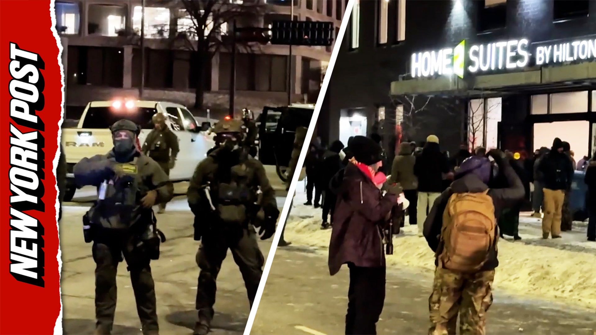 'You are all under arrest!': Anti-ICE noise demonstrators clash with ...