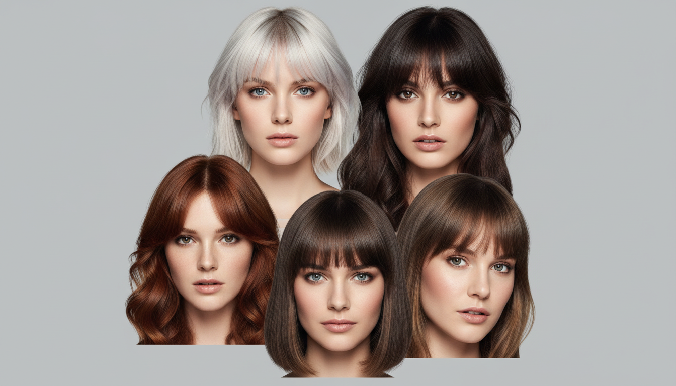 The trendiest bangs for every face shape: wispy, side, Birkin & more