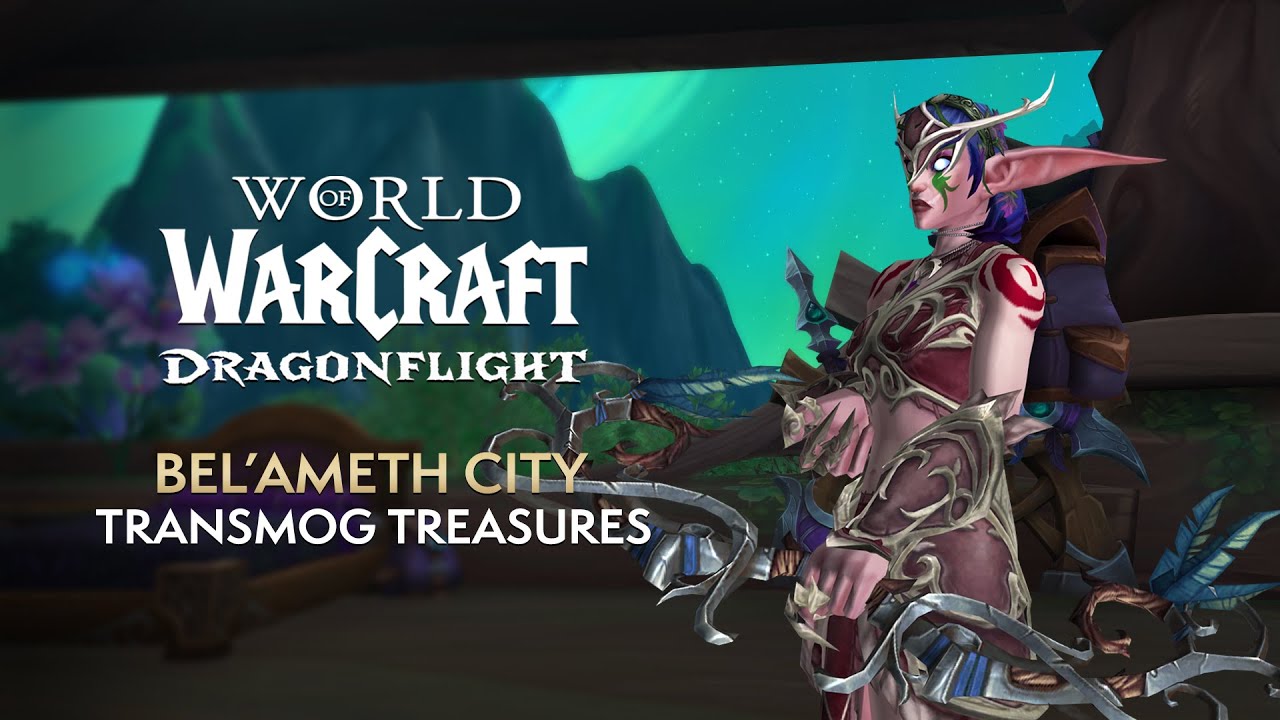 11 new Night Elf-themed transmogs in Bel'ameth in 10.2.5