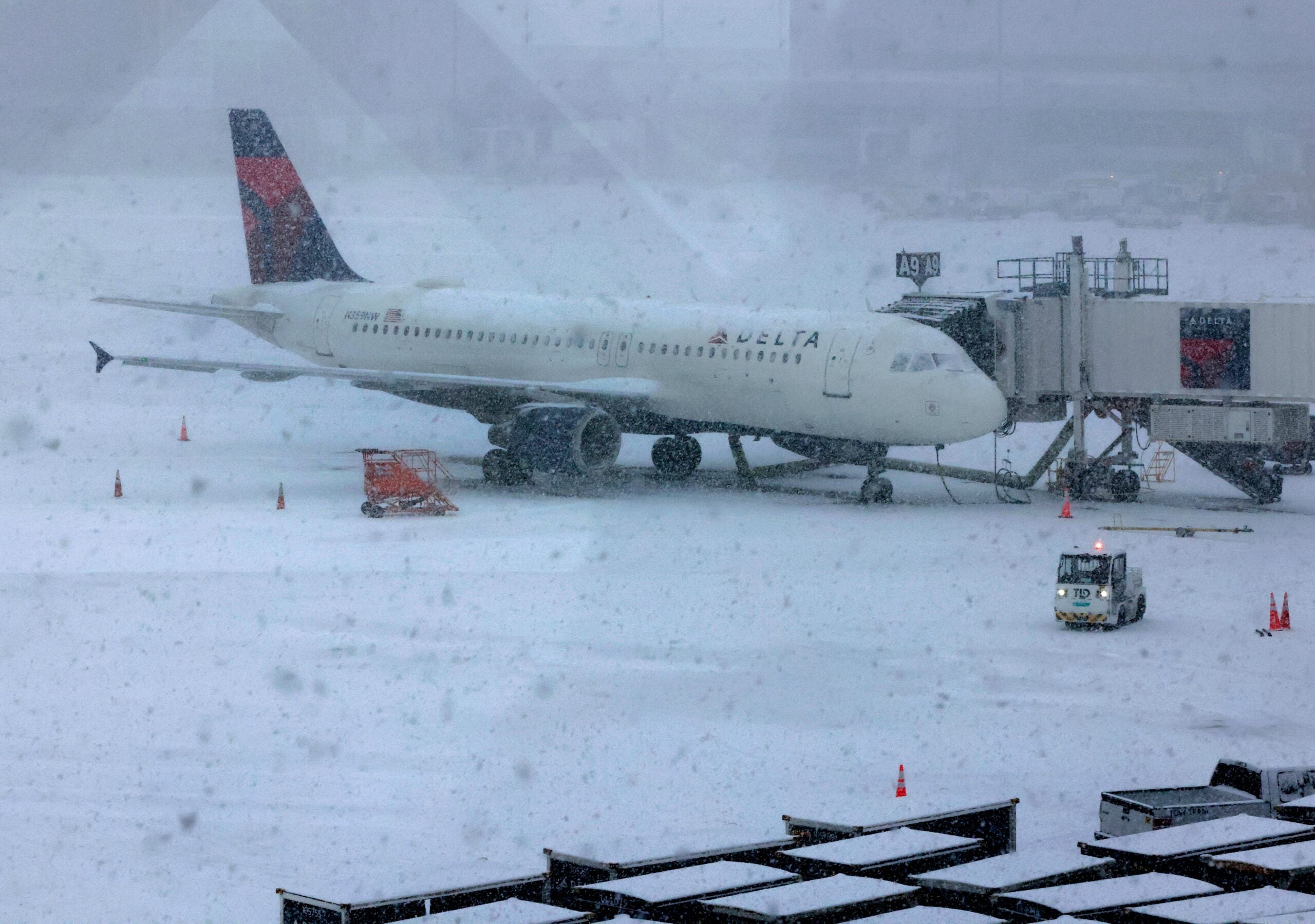 Few airlines operating at Logan after massive storm