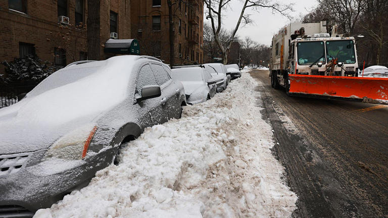 Track snow plows across NYC after weekend storm