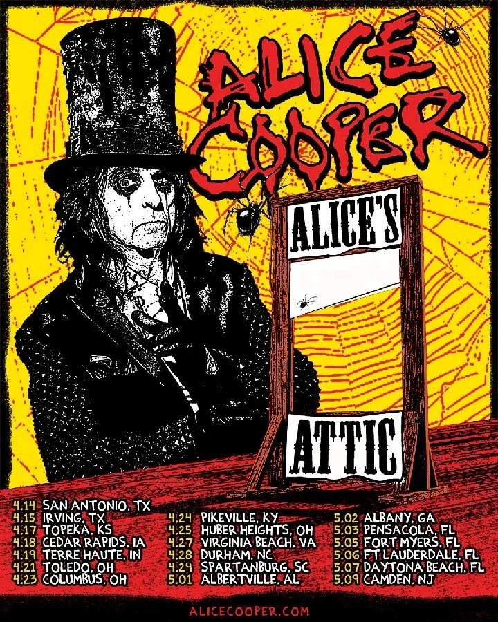 Alice Cooper announces spring tour dates