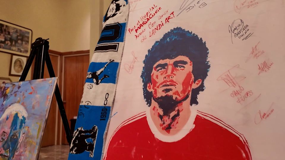 Así es como Cristian Landi combina el fútbol con el arte