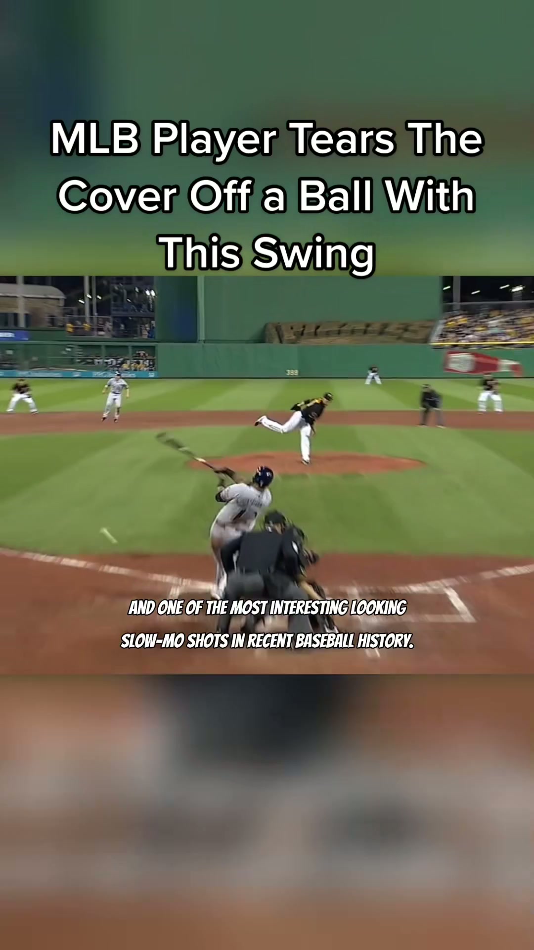 Literally knocked the cover off the ball lol #MLB #baseball #mlbtikto...