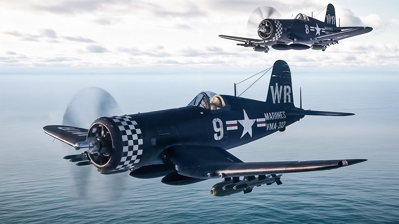 When WWII planes intercepted modern US jets