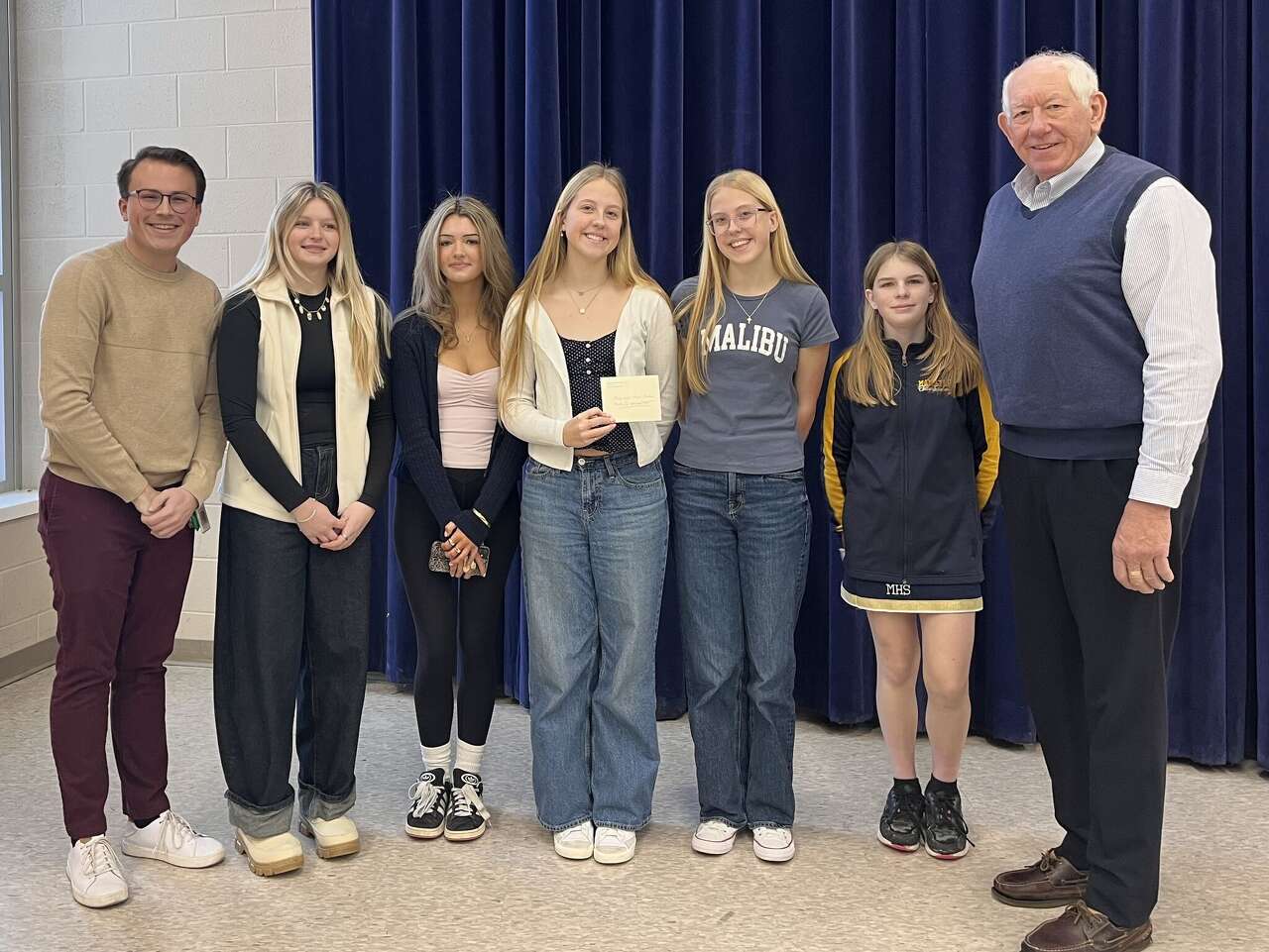 Manistee Democrats donate to Youth in Government program