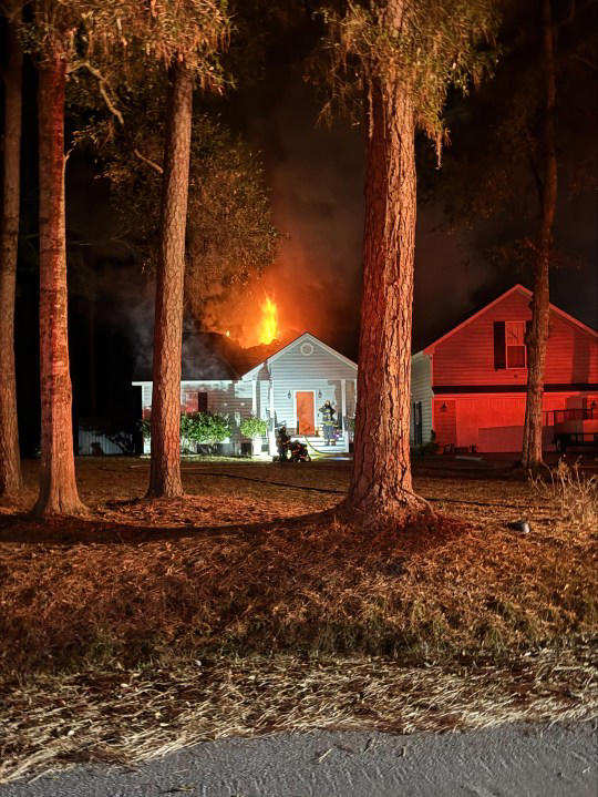 Lady’s Island, St. Helena Fire Department responds to house fire