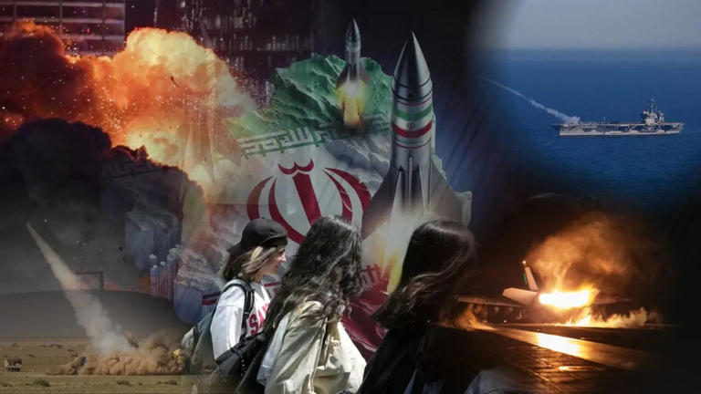 In pictures: Iran's missiles vs US Navy strike power as USS Abraham ...