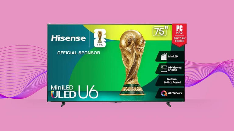 Grab this 75" 4K mini-LED Hisense Fire TV for just $700!