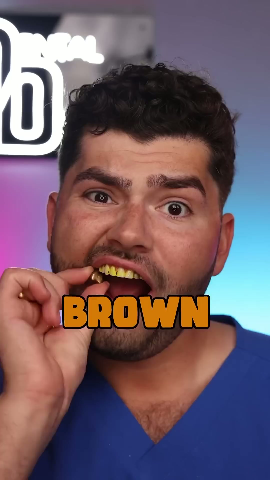 Tooth color meaning?