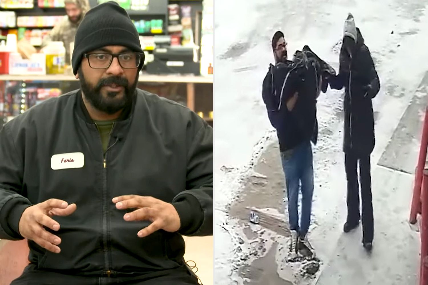 Manager carries homeless woman inside after she's found frozen in ...