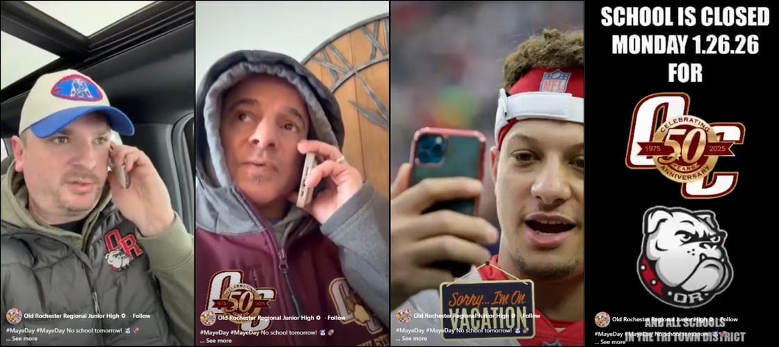 ORR, Old Colony VOC snow day video inspired by Billy Joel song