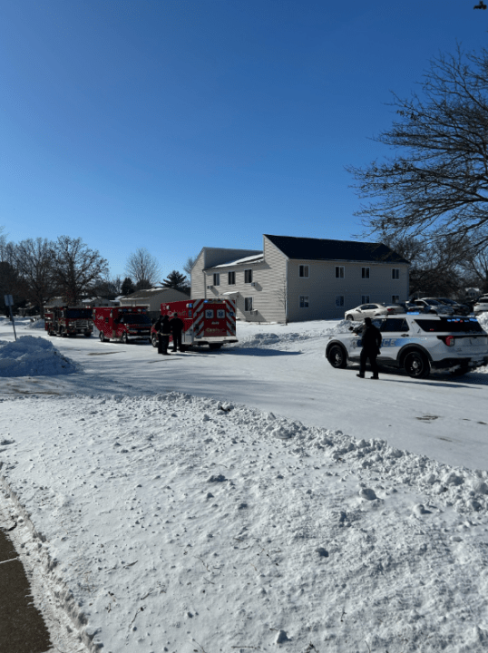 One person hospitalized after Champaign apartment fire