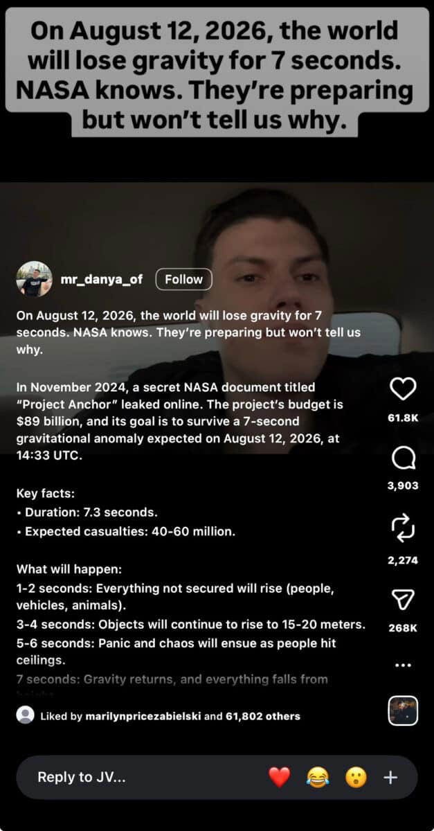 Is Earth really losing gravity for 7 seconds in 2026? Here’s what NASA ...