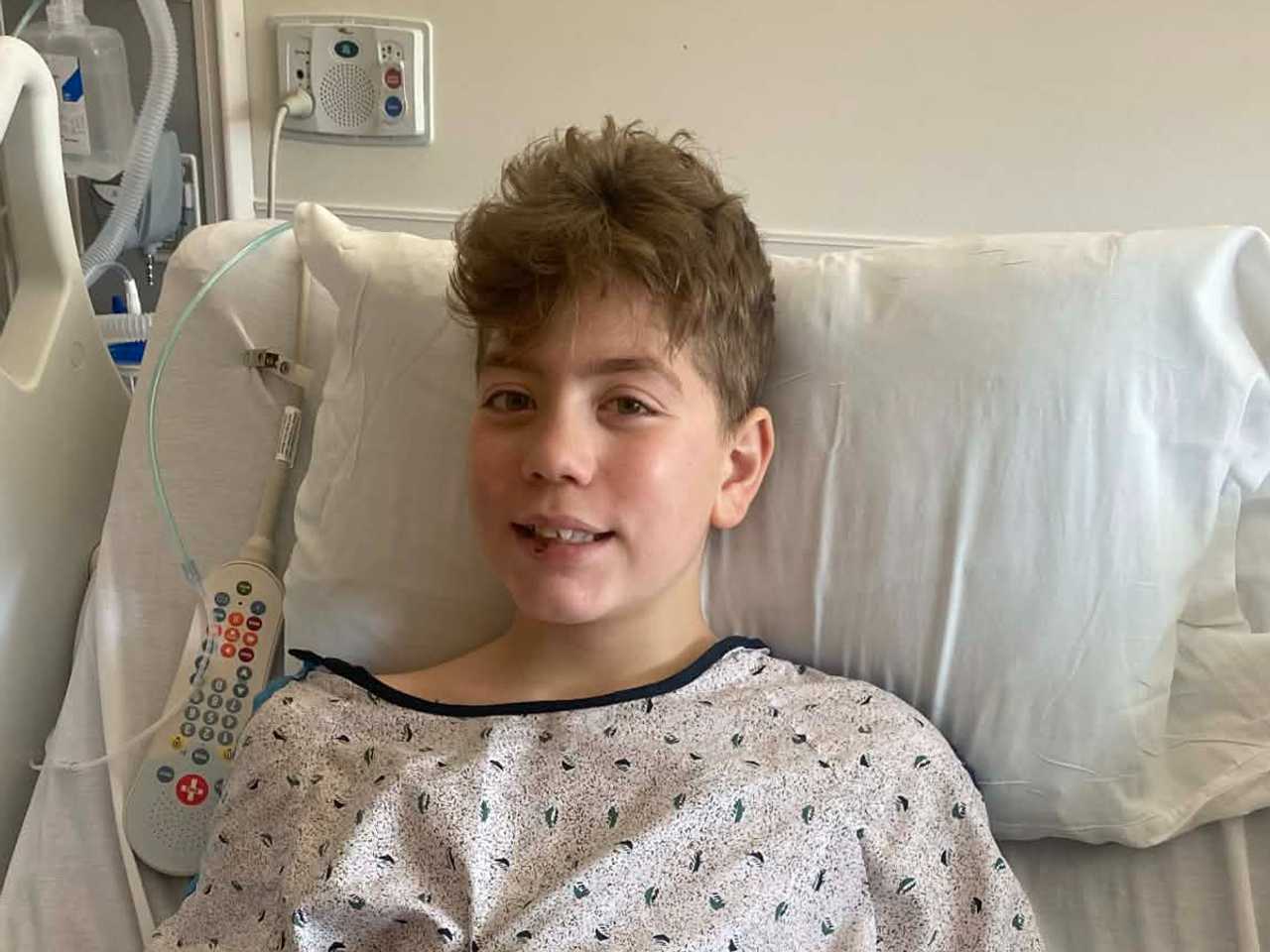 Asher Childress loses partial kidney function after sledding