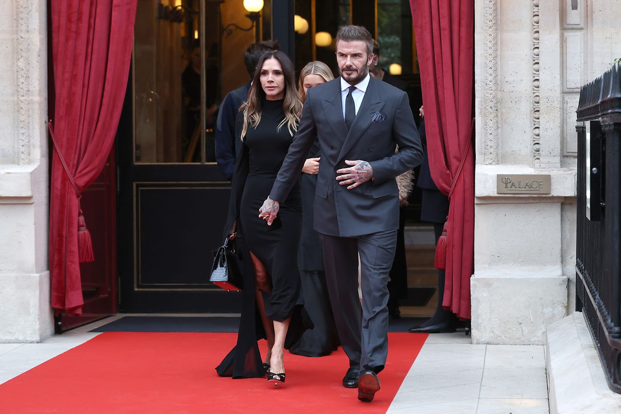David and Victoria Beckham and kids appear as a united front in Paris ...