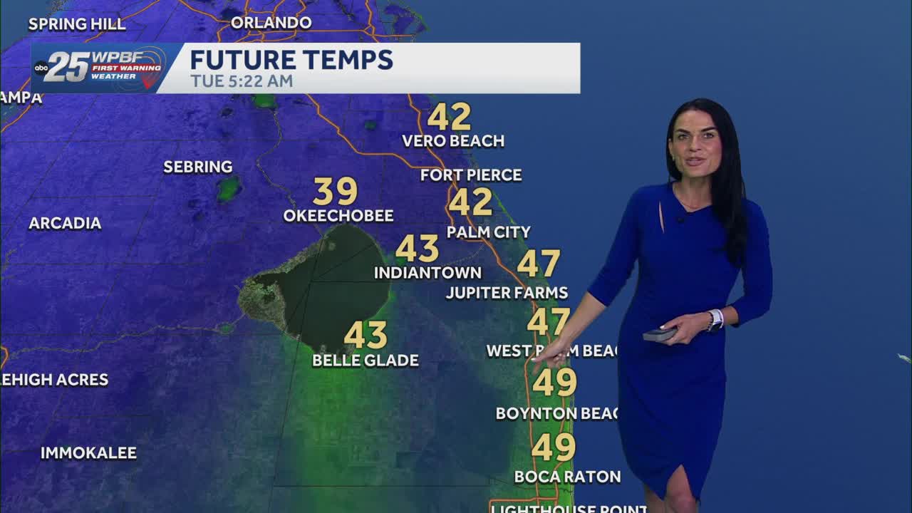 Winter weather moving in to South Florida