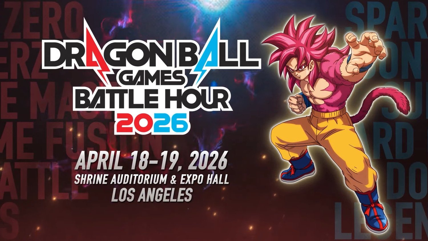 Dragon Ball Games Battle Hour 2026 comes to Los Angeles in April