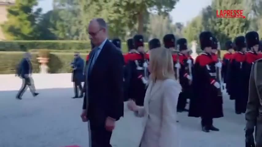 Rome, Italian Prime Minister Meloni welcomes German Chancellor Merz ...