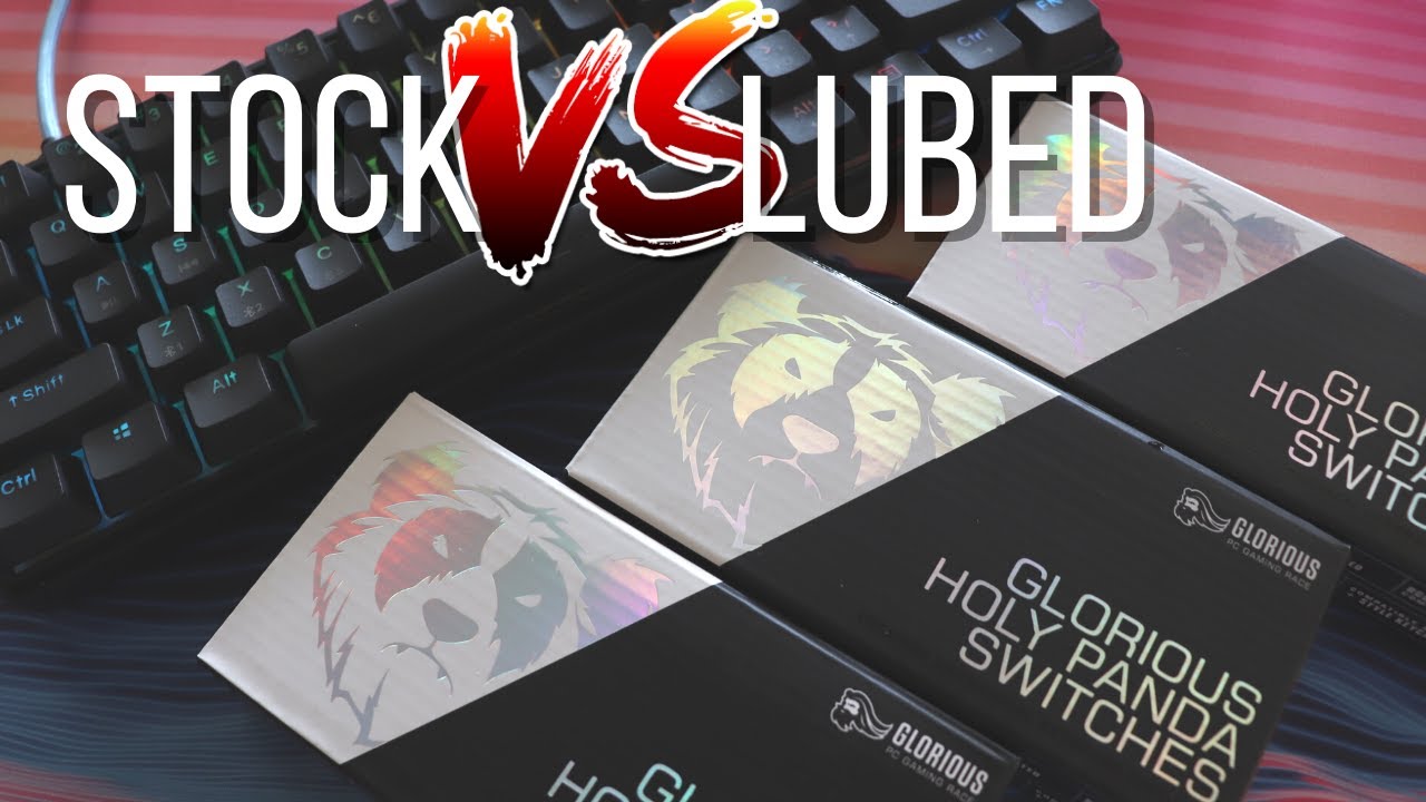 Glorious Pandas: Stock vs lubed with Tribosys 3203