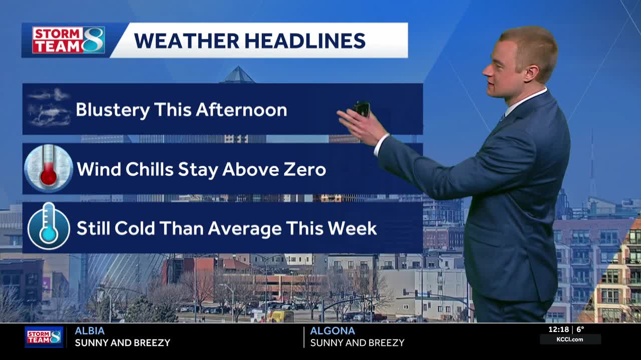 Iowa weather: A cold start to a chilly work week