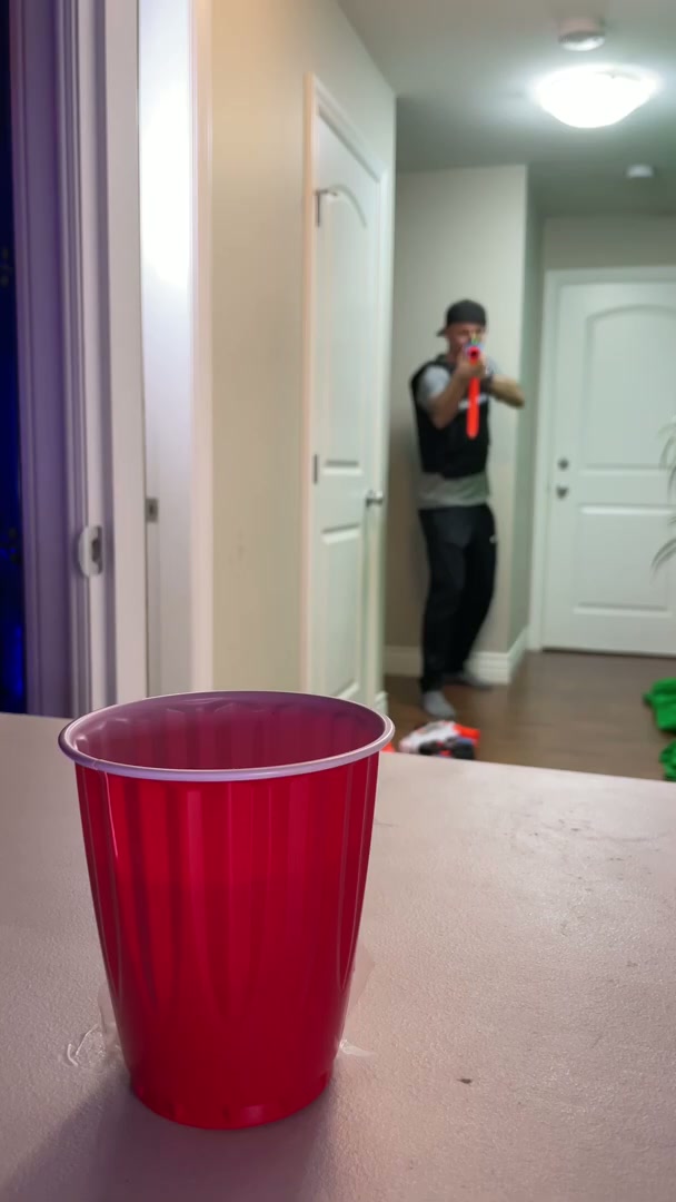 Most accurate NERF challenge | MacDannyGun #shorts