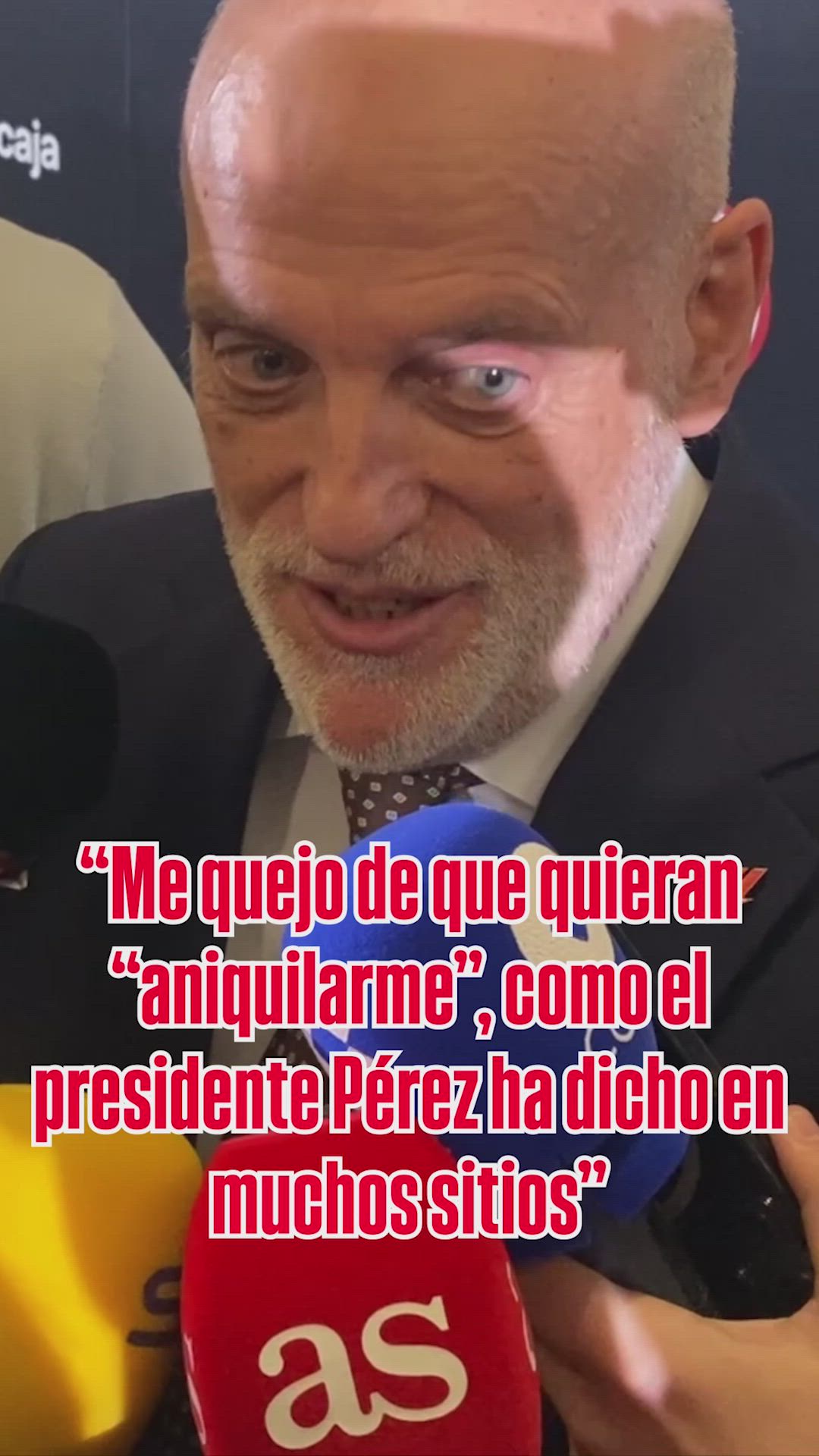 El dardo de Javier Tebas a Florentino Pérez por sus querellas para ...