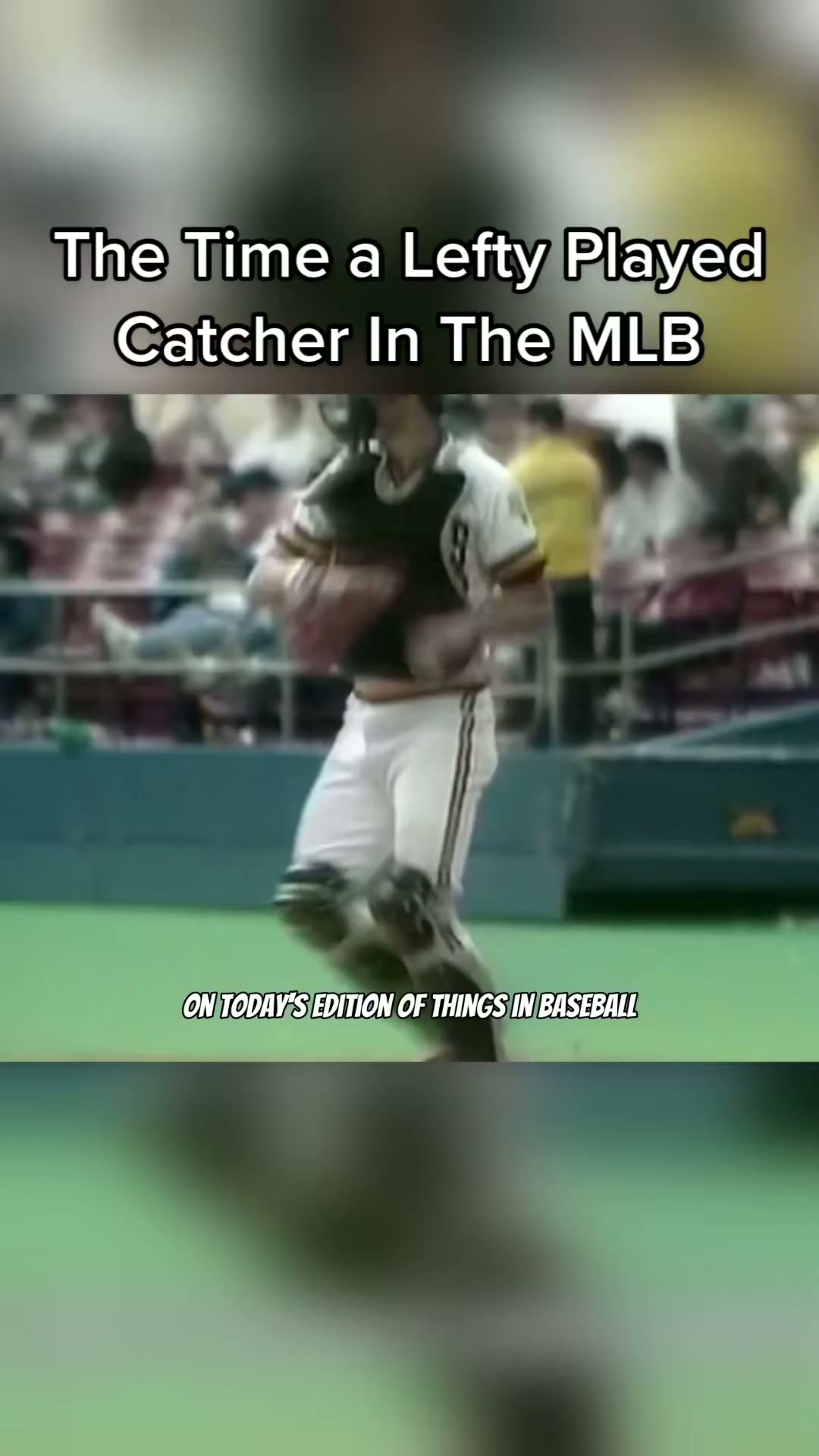 This might be the last time this ever happens in an MLB game #MLB #ba...