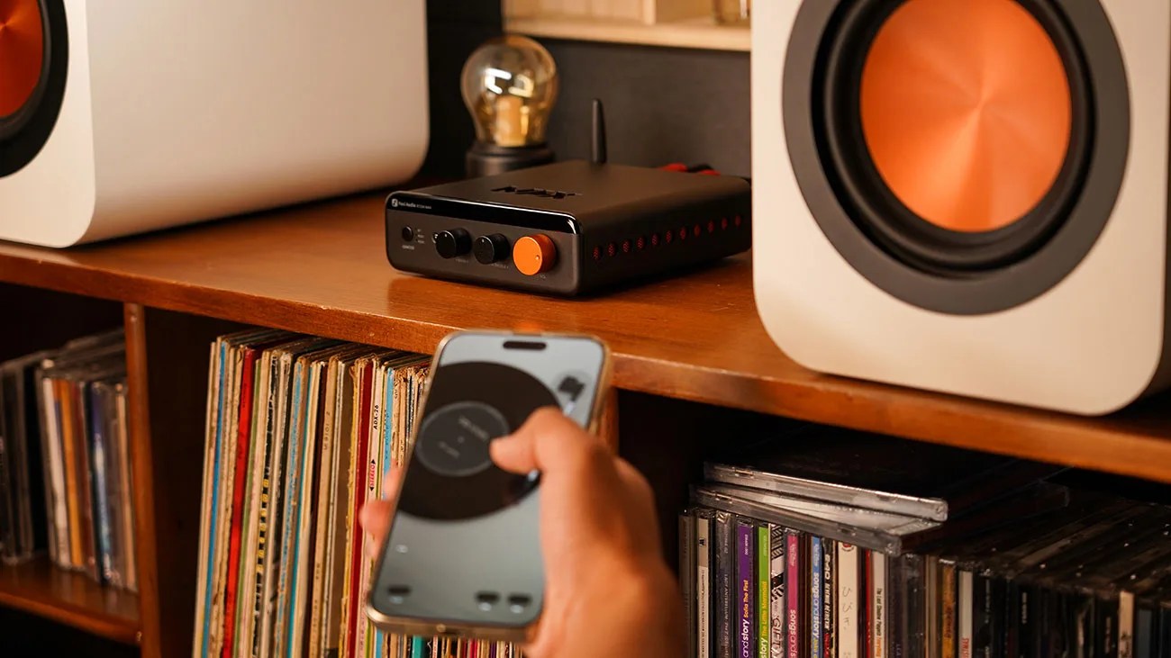 This affordable amplifier is perfect for compact stereo systems