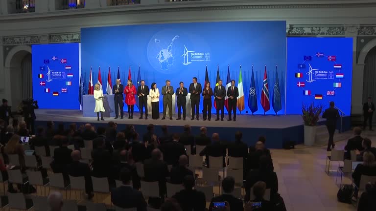 European nations sign wind energy pact, approve Russian gas ban