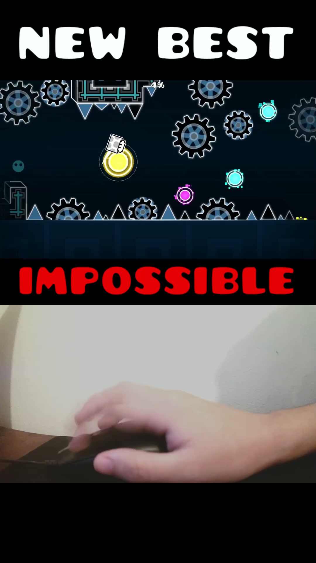 Sonic wave 15% #gd #gaming #geometrydash