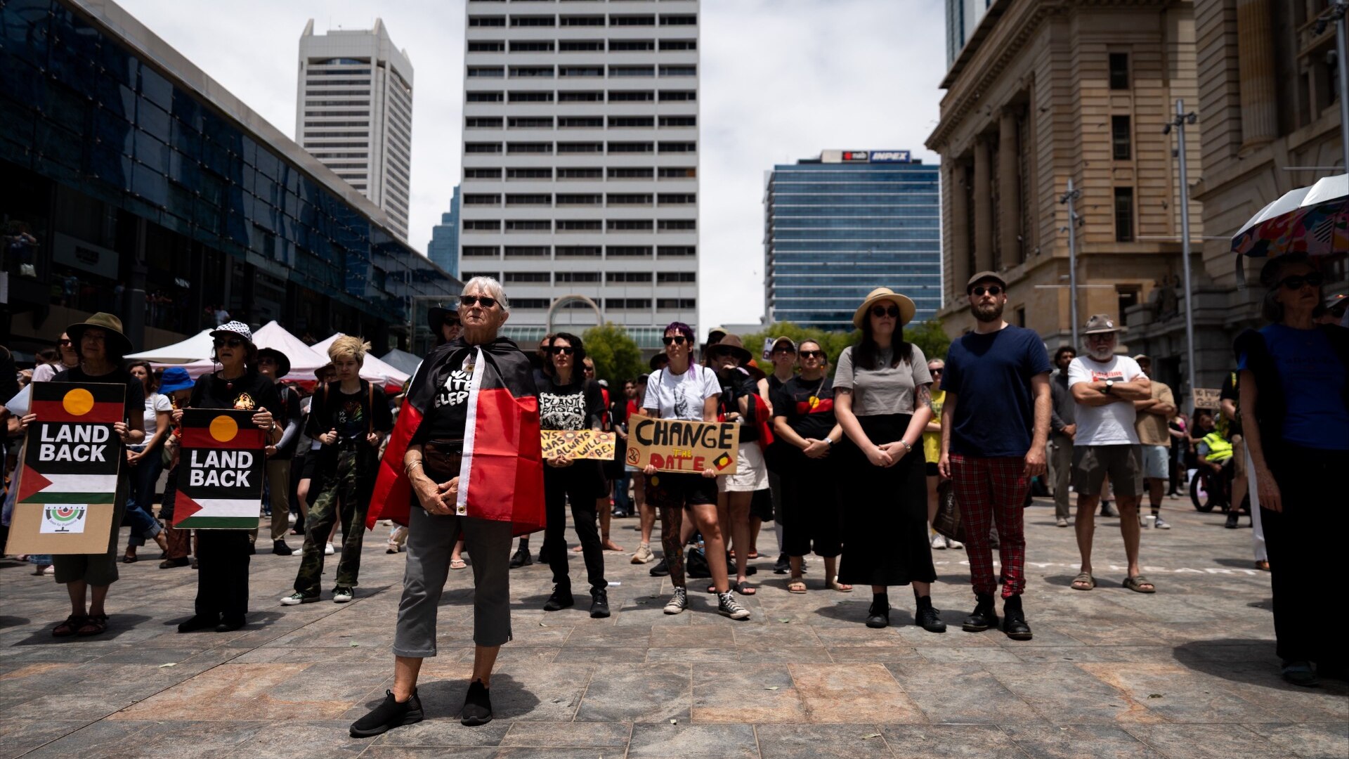 A peaceful gathering in Perth's CBD turns to chaos in a matter of ...