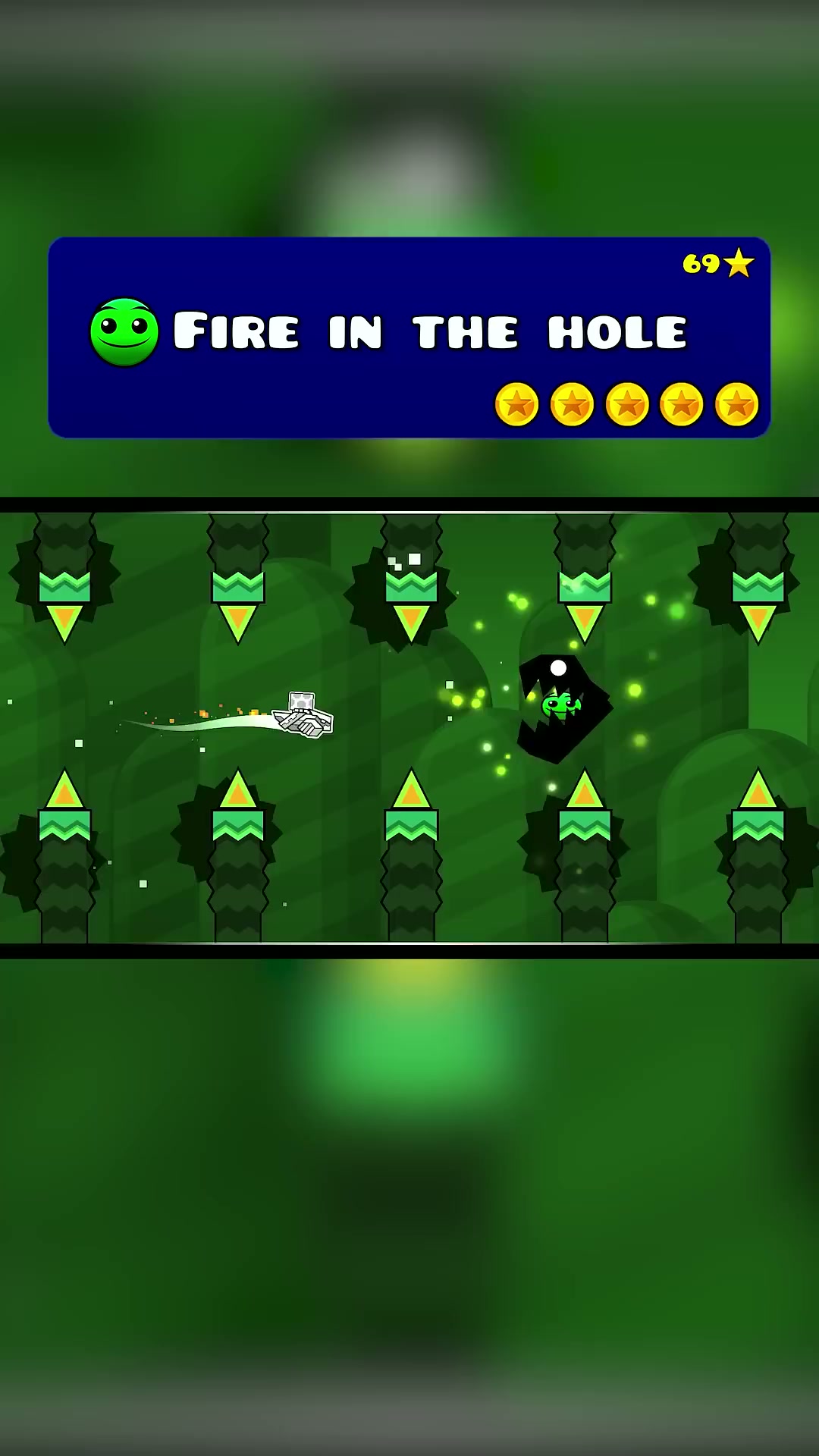 Fire in the hole #shorts #geometrydash #gd