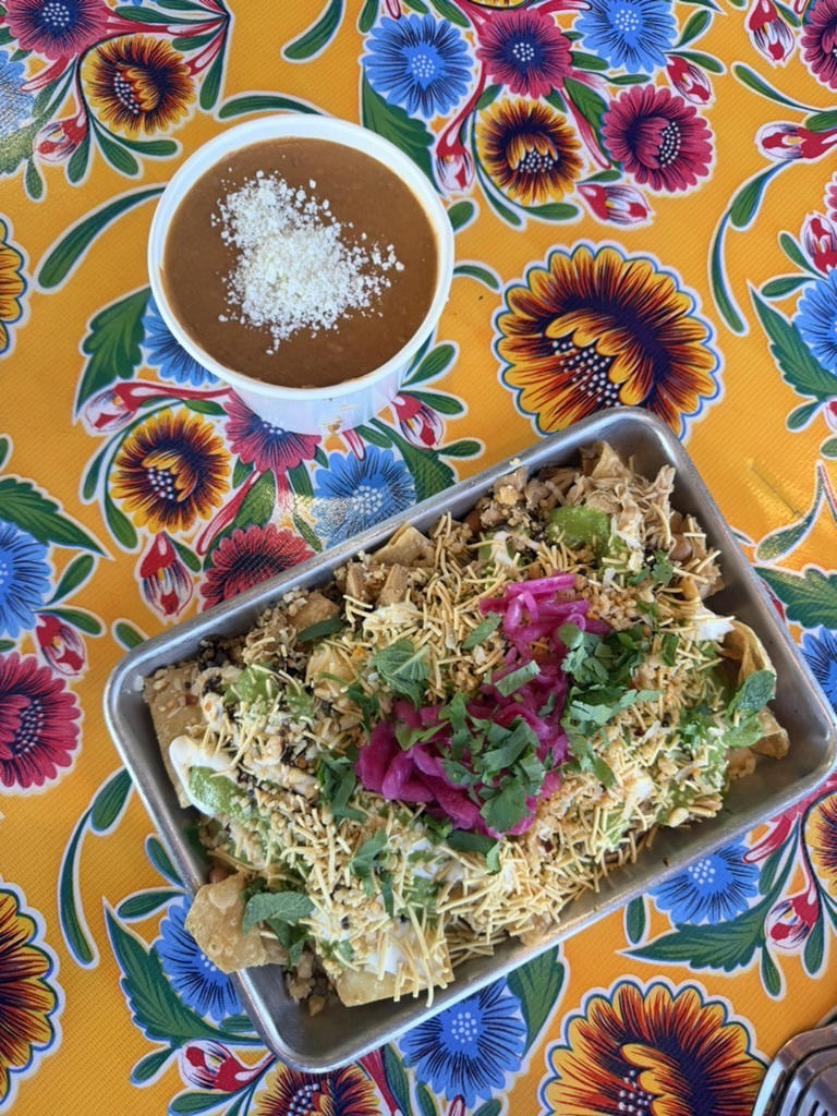 Saucy Chick Goat Mafia combines the warmth of Indian and Mexican cooking